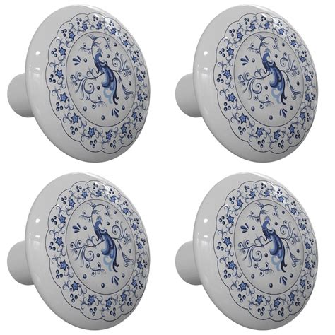 Peacock Drawer Knob Etsy