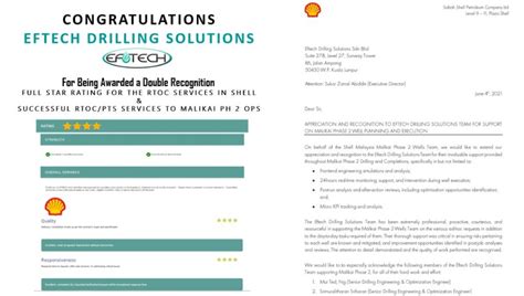 Award And Recognition Eftech