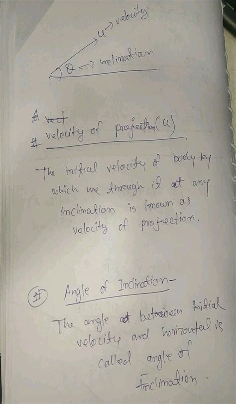 Trajectory Of Projectile