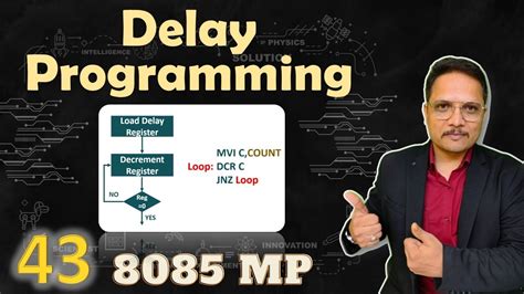delay programming for microprocessor 8085 flow chart of delay programming generation of