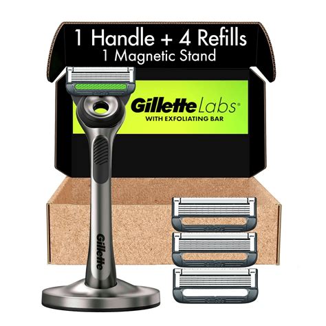 Gillette Labs Razors For Men With Exfoliating Bar Shaving