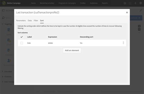 query adobe campaign
