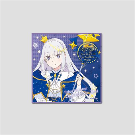 [re 제로부터 시작하는 이세계 생활] Re 제로부터 시작하는 에밀리아의 생일 생활 2024ver 마이크로 화이버 타올 에밀리아