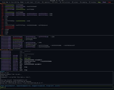 Heretek Yet Another Gdb Tui Frontend Terminal Trove
