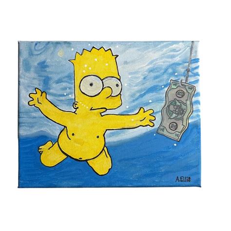 Simpsons Nirvana Bart Cartoon