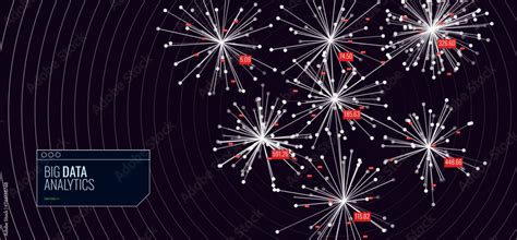 Abstract Big Data Analytics Dataviz Business Graph Visualization