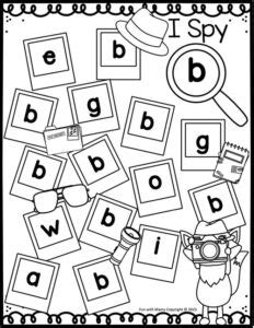 Free Letter B Worksheets