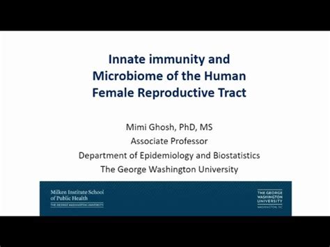 Free Video Innate Immunity And Microbiome Of The Human Female Reproductive Tract From Labroots