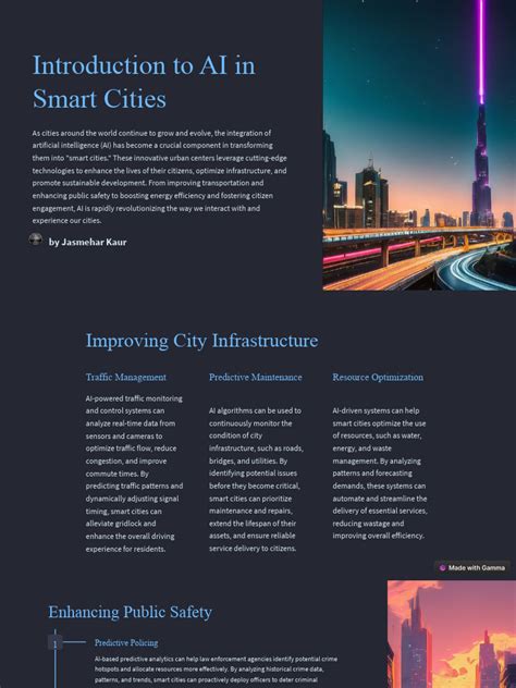 Introduction To Ai In Smart Cities Pdf Artificial Intelligence Intelligence Ai And Semantics