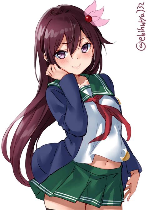 Kisaragi And Kisaragi Kai Ni Kantai Collection Drawn By Ebifurya Danbooru