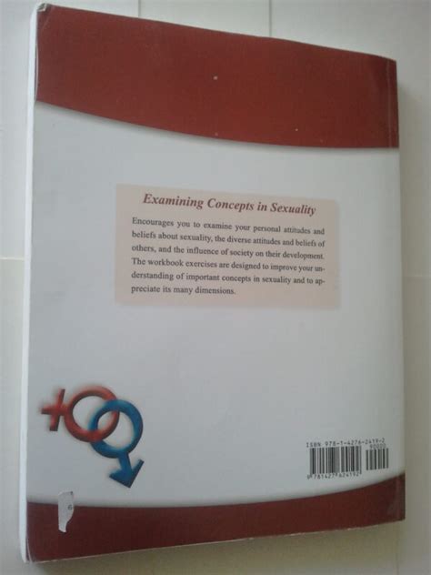 Examining Concepts In Sexuality Workbook Sc Rosemary Iconis Bidrevolution