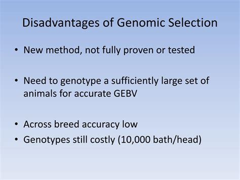Ppt Genomic Selection In Dairy Cattle Powerpoint Presentation Free