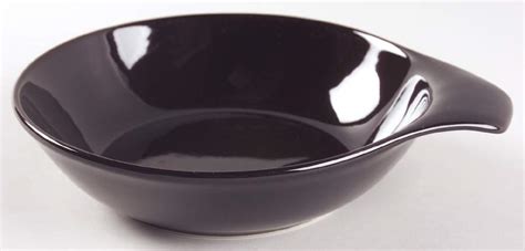 Russel Wright Black Pepper Lugged Soup Bowl By Oneida Replacements Ltd