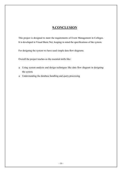 Event Management System Vb Net Project Reportpdf