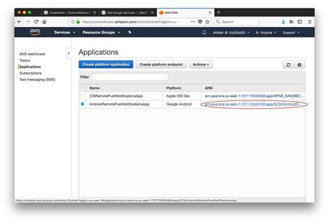Setting Up Amazon Sns And Apache Cordova For Push Notifications