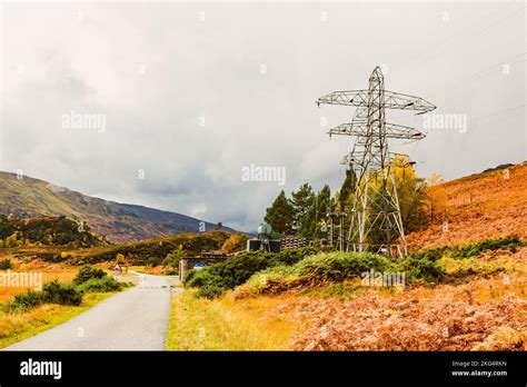 Deanie Power Station In The Remote Glen Strathfarrar In The Scottish
