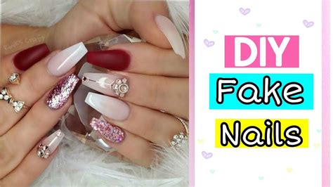 How To Make Fake Nails With Paper Without Glue At Scarlet Mcdavid Blog