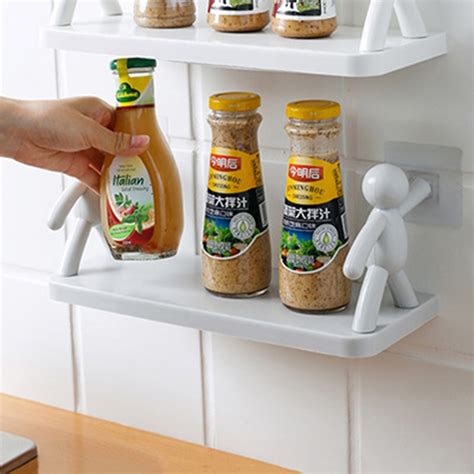 Badu Bg Творчески домашни рафтове за баня Държач Сладка кукла злодей рафтове Самозалепващи се