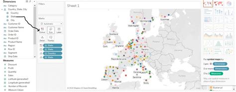 Maps Chart In Tableau Prwatech