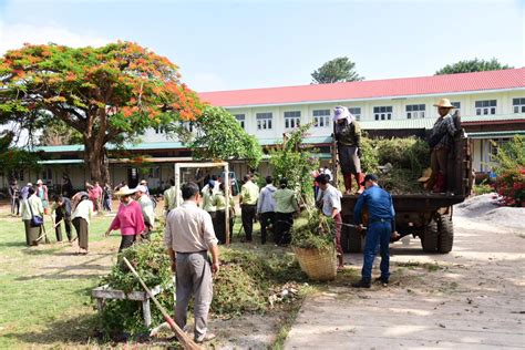 ရှမ်းပြည်နယ်ဝန်ကြီးချုပ်၊ တောင်ကြီးမြို့ အ ထ က ၄ ၊ အ ထ က ၁၁ ကျောင်းသန့်ရှင်းဆောင်ရွက်နေမှု က