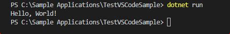 Create A New Console Project In Visual Studio Code