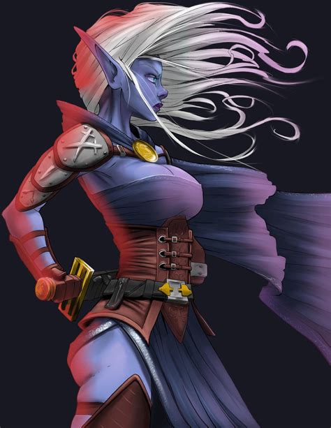 Oc Abbadon Drow Death Cleric Rcharacterdrawing