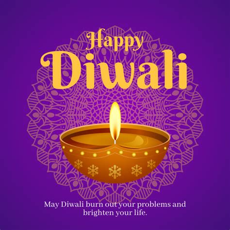 Diwali Instagram Post Template Postermywall