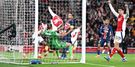 Arsenal Vs Psg Resumen Resultado Y Goles De Duelo De Champions League