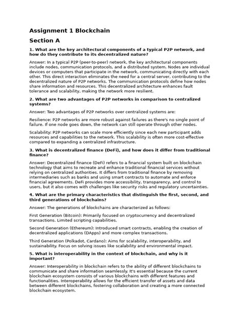 Blockchain 1 Pdf Peer To Peer Computer Network