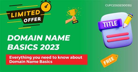 Domain Name Basics 2023 Cigma Foundation