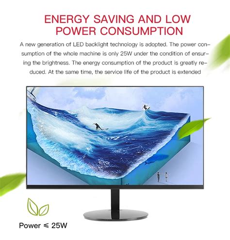 Frameless Computer Lcd Led Monitor 21 5 24 27 Inch Ips Desktop Led Pc Computer Monitor