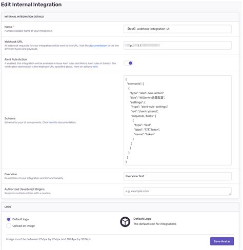 internal integration with ui components not working when issues alert triggered · issue 2031