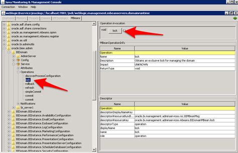 using jconsole to look at weblogic mbeans csdn博客