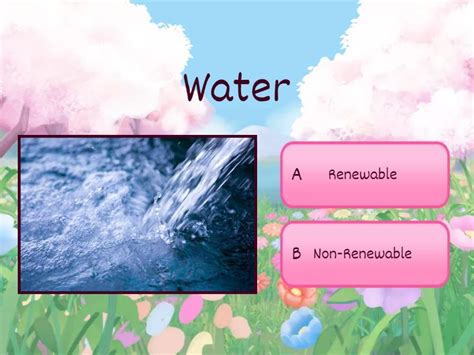 Renewable And Non Renewable Energy Sources Cuestionario