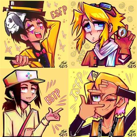 Mbti Explorers Pt 3 By Seis Art On Deviantart