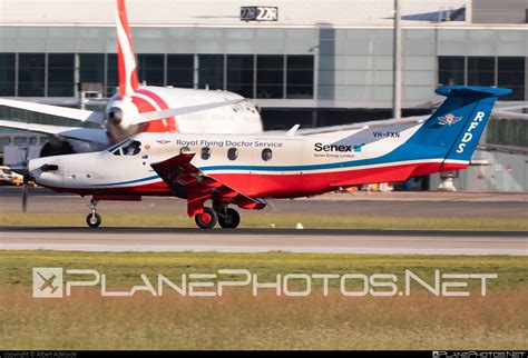 Vh Fxn Pilatus Pc 1247e Operated By Royal Flying Doctor Service Of