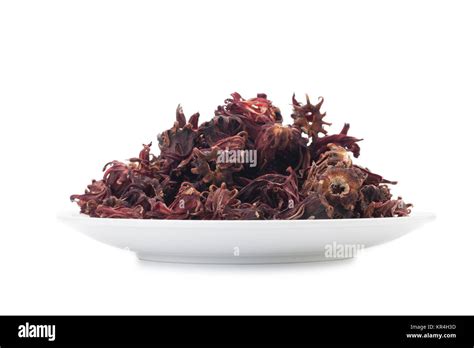 dry red rosella fruit Stock Photo - Alamy