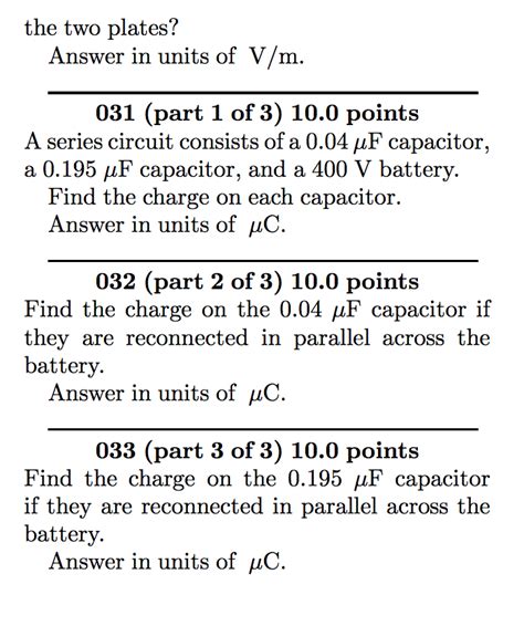 Solved Points Calculate The Energy Stored In An Chegg Com