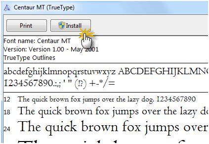 Installing TrueType Fonts On Windows 7 Fonts Com Installing TrueType Fonts On Windows 7 Fonts Com
