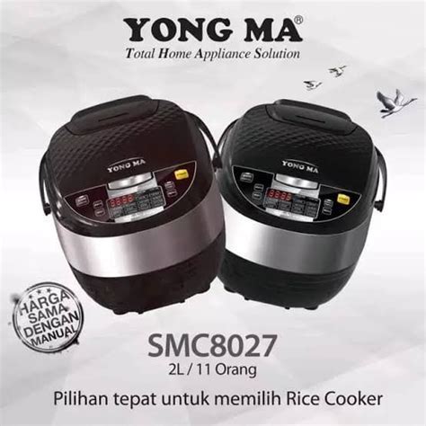 Jual Rice Cooker Yongma Smc8027 Shopee Indonesia