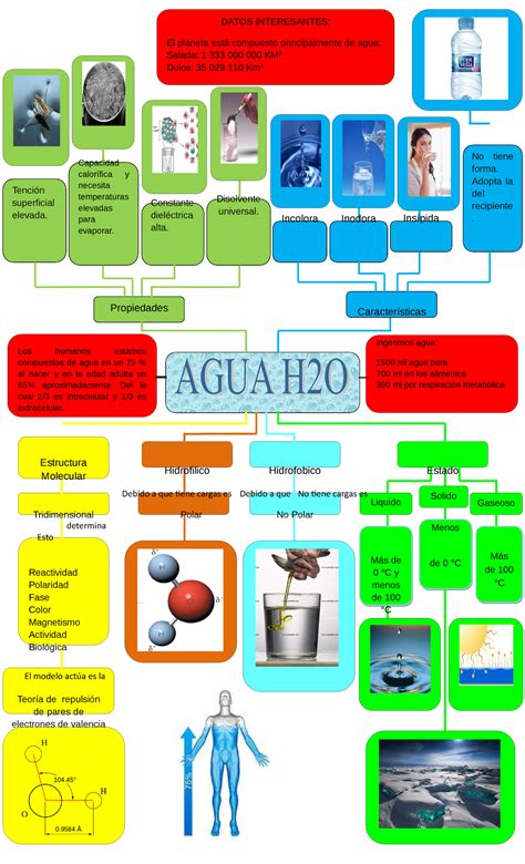 Mapa Conceptual Del Agua Datos Interesantes El Planeta Está