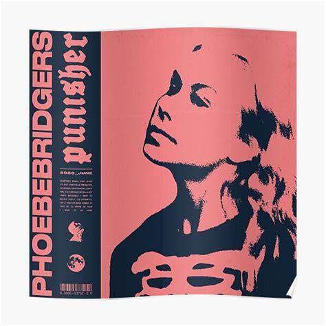 Phoebe Bridgers Punisher Art Poster For Sale By Hekat10 Redbubble