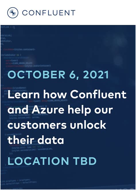 Learn How Confluent And Azure Help Our Customers Unlock Their Data