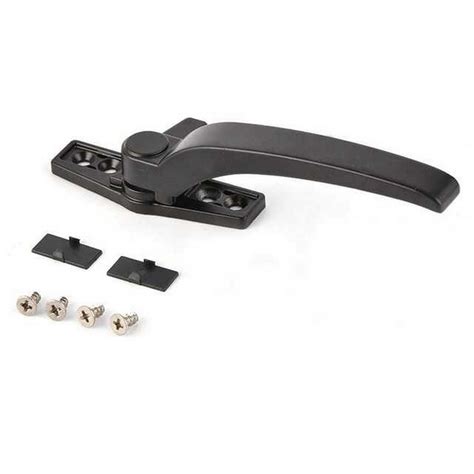 มือจับ ล็อคหน้าต่าง บานกระทุ้ง Zinc Alloy ซิ้งอัลลอย สีชา สีเงิน สีดำ Shopee Thailand