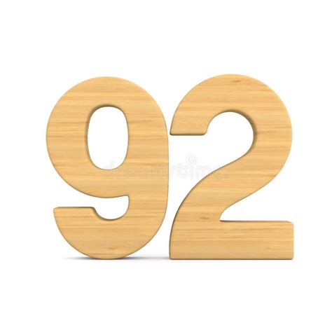 Number Ninety One Percent 91 Red Sign 3d Rendering Isolated On White
