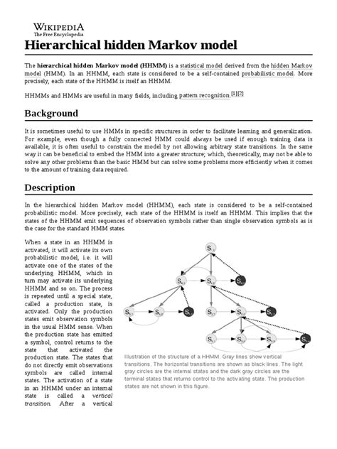 Hierarchical Hidden Markov Model Pdf Computational Neuroscience