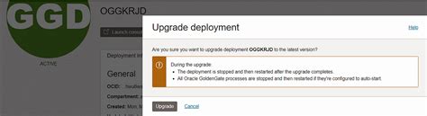 upgrading oci goldengate with oci cli medium