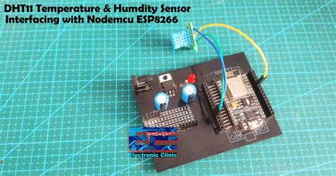 Arduino Iot Cloud And Esp8266 With Dht11 For Temperature And Humidity Monitoring