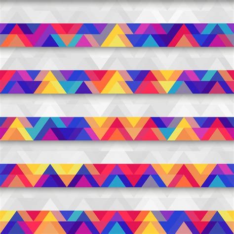 Abstract Triangle Pattern Premium AI Generated Vector