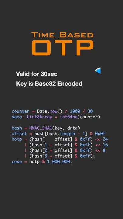 how to generate time based otp code in javascript python and java